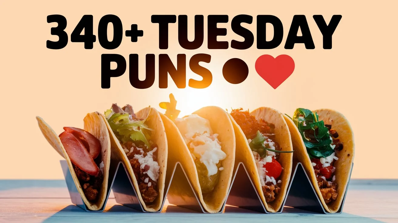 340+ Tuesday Puns 😂🌮